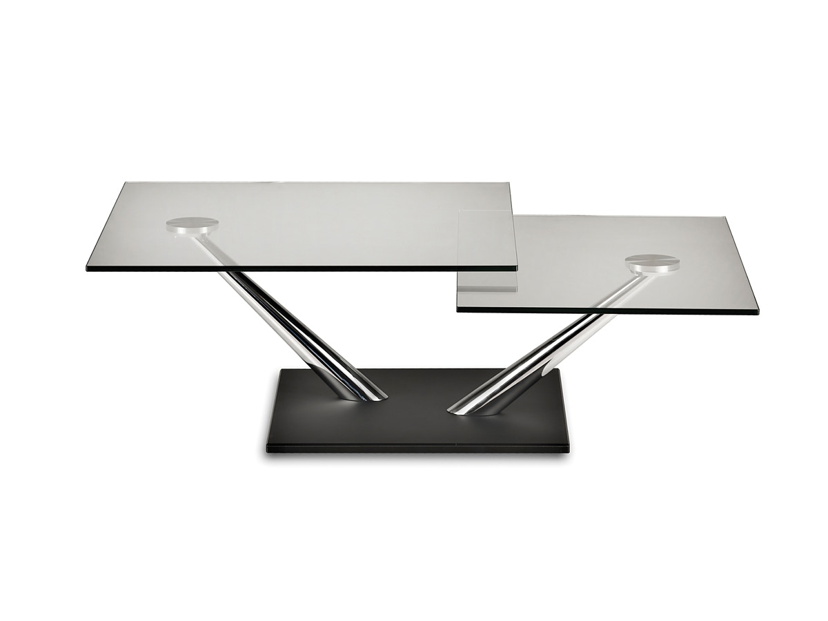 Extendable glass coffee table store